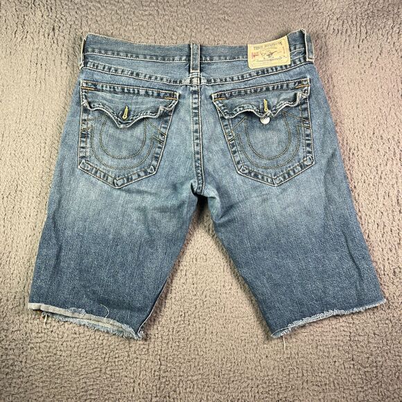 True Religion | Shorts | True Religion Shorts Mens 36x3 Blue Denim ...